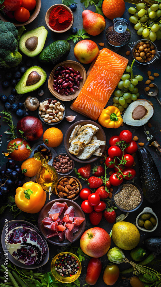 Anti-Nightmare Diet Visual, highlighting foods that may help promote ...