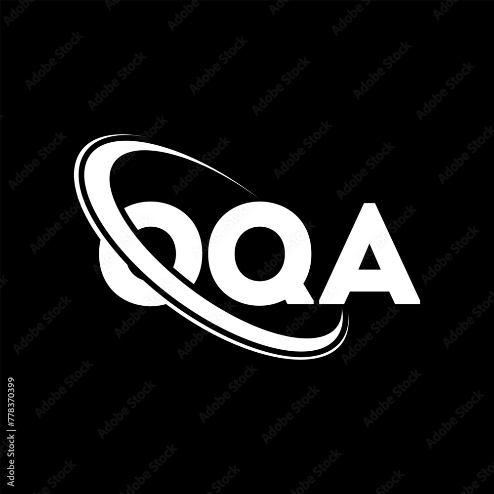 OQA logo. OQA letter. OQA letter logo design. Initials OQA logo linked ...