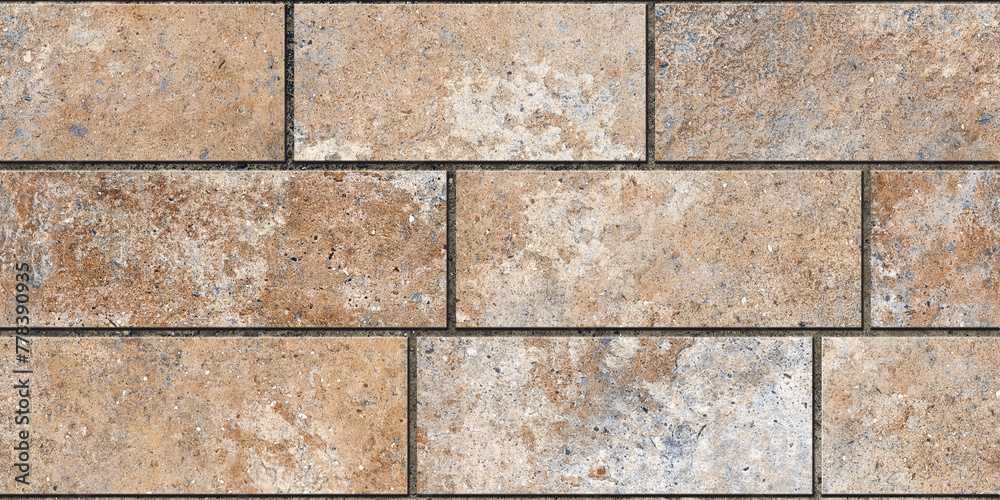 natural brick wall texture background, ceramic vitrified seamless ...