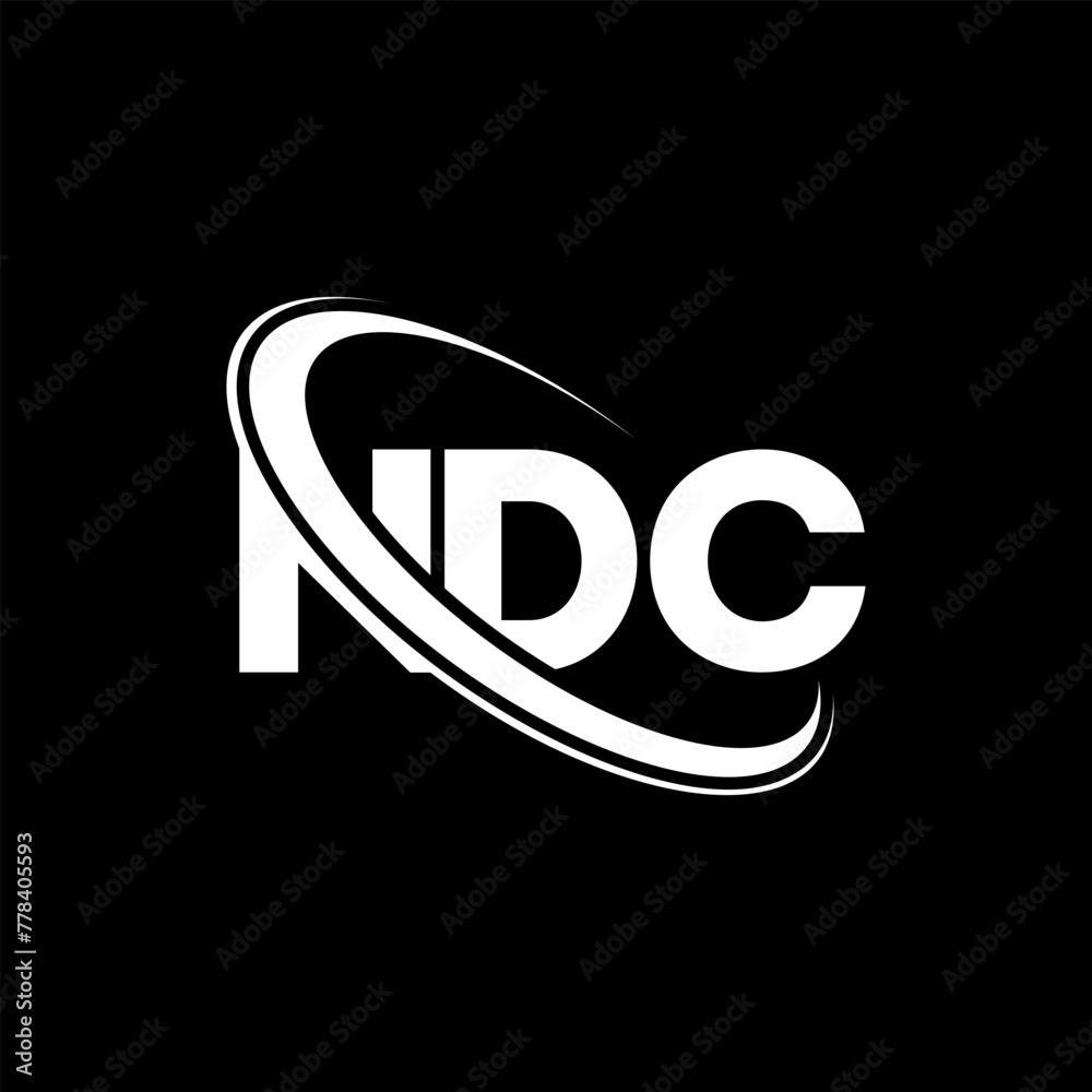 NDC logo. NDC letter. NDC letter logo design. Initials NDC logo linked ...