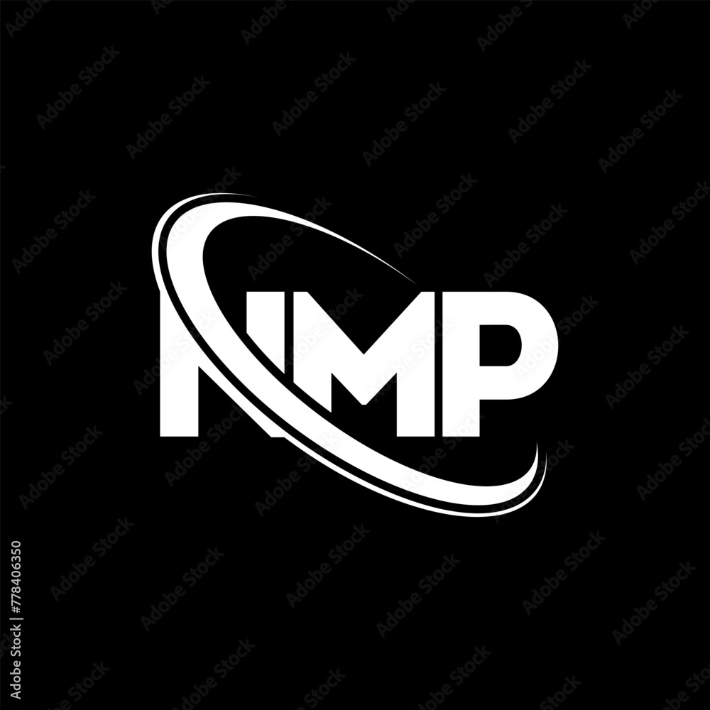 NMP logo. NMP letter. NMP letter logo design. Initials NMP logo linked ...