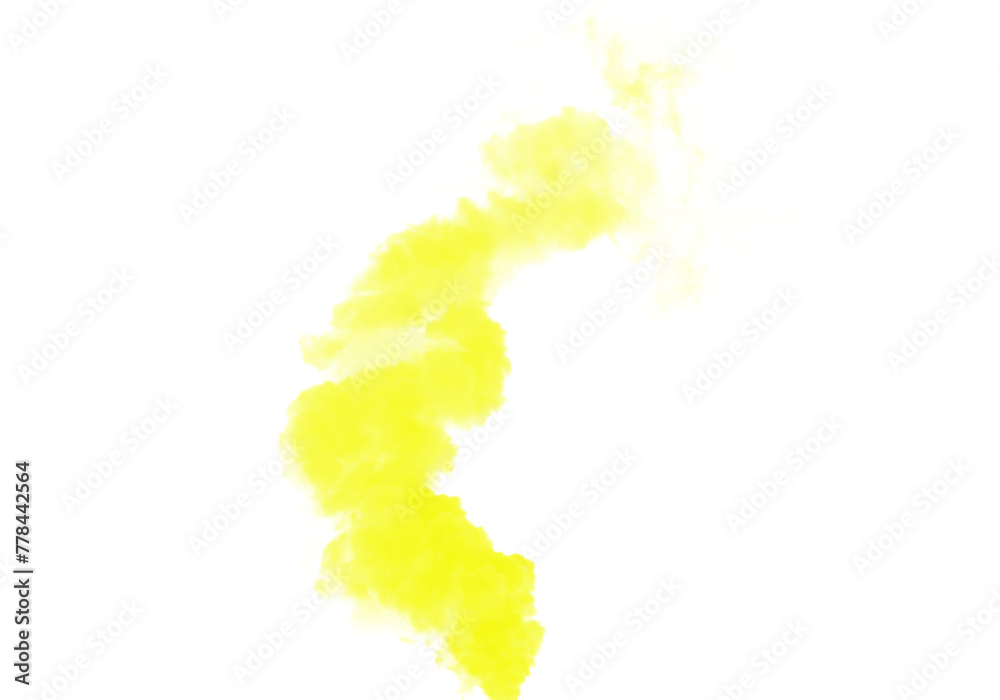 Yellow Smoke Bomb Transparent PNG, Realistic Smoke, Smoke Bomb PNG ...