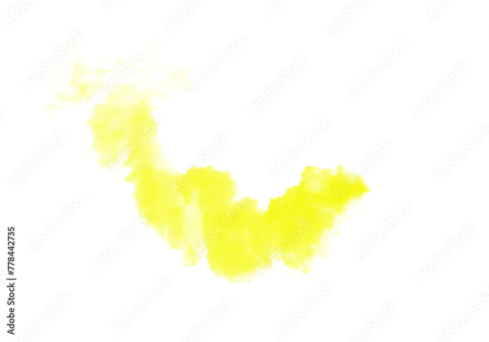 Yellow Smoke Bomb Transparent PNG, Realistic Smoke, Smoke Bomb PNG ...
