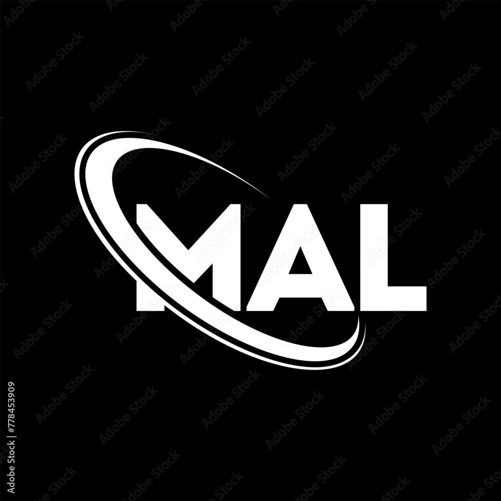 MAL logo. MAL letter. MAL letter logo design. Initials MAL logo linked ...