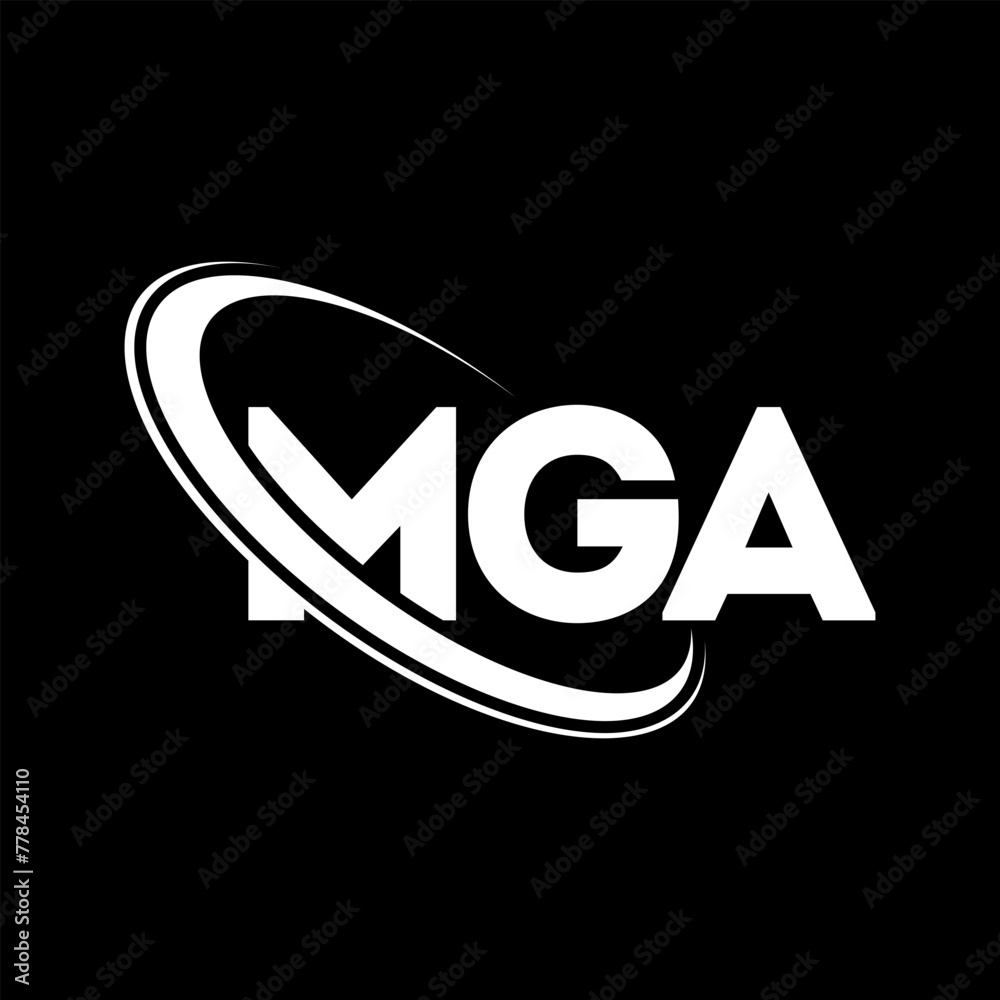 MGA logo. MGA letter. MGA letter logo design. Initials MGA logo linked ...
