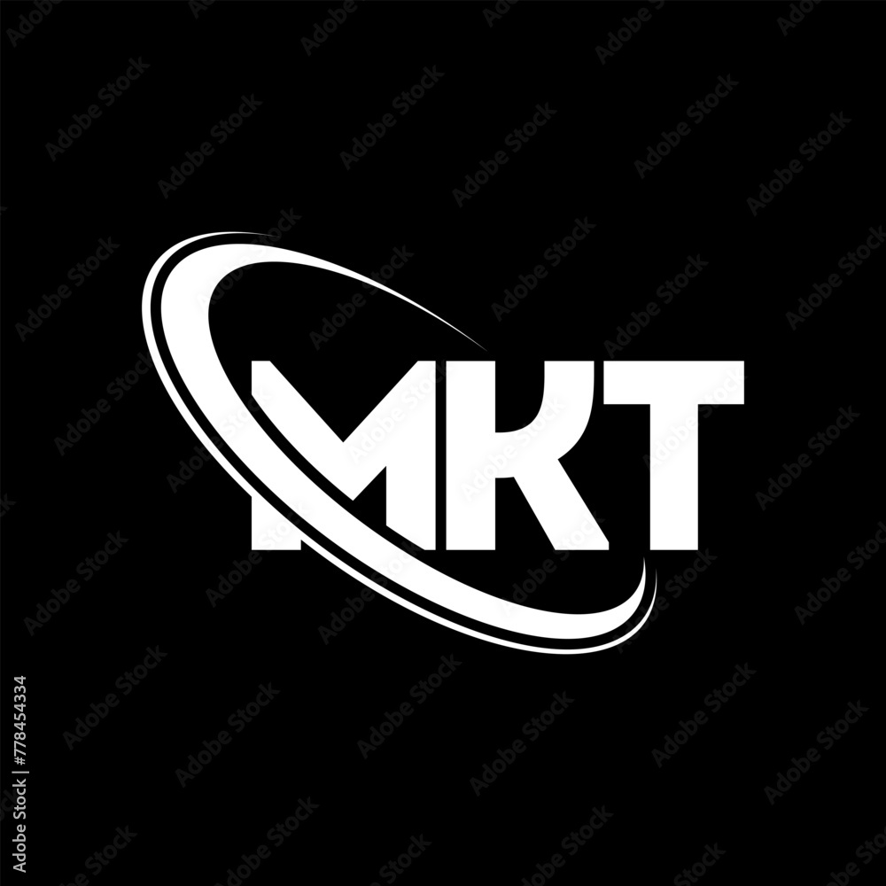 MKT logo. MKT letter. MKT letter logo design. Initials MKT logo linked ...
