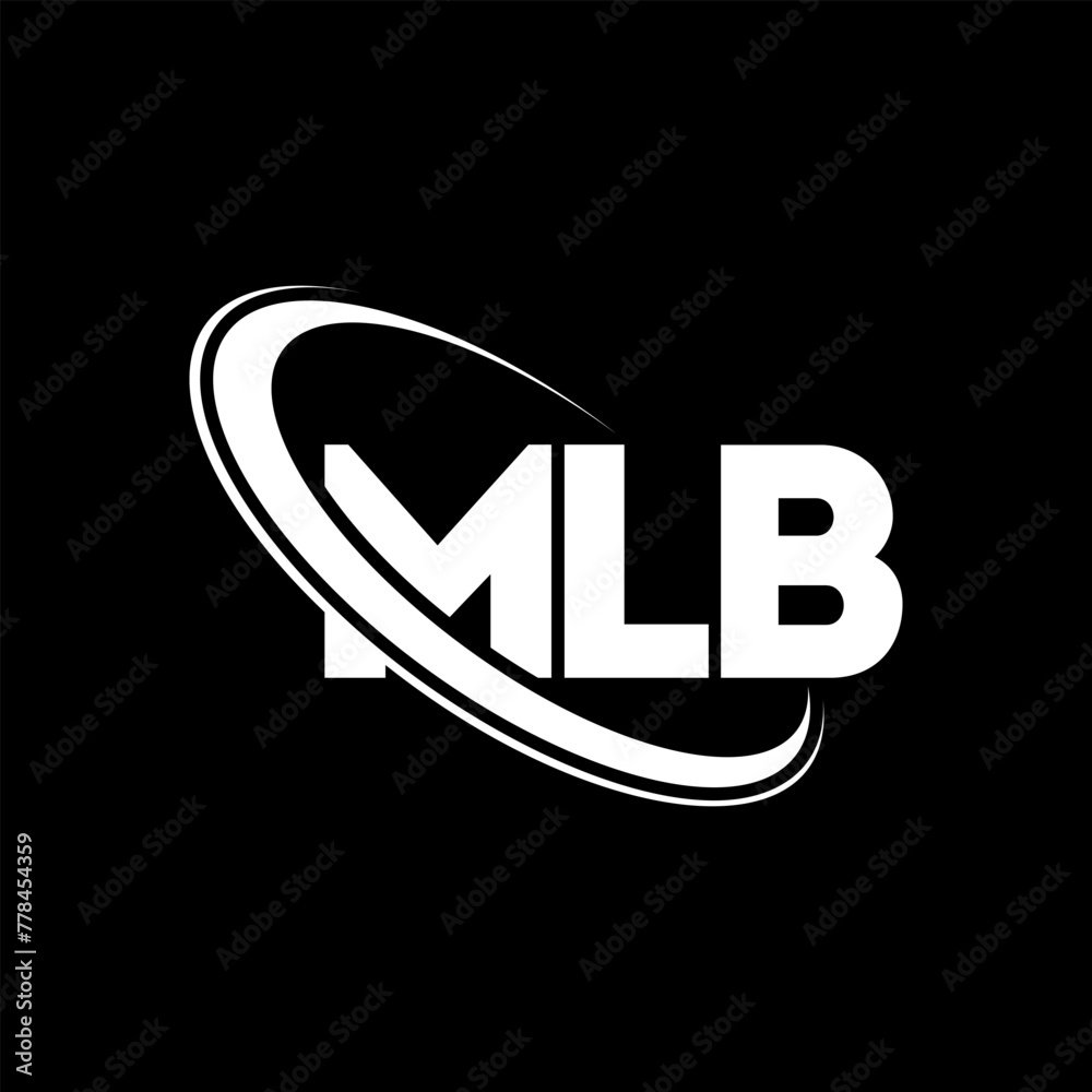 MLB logo. MLB letter. MLB letter logo design. Initials MLB logo linked ...