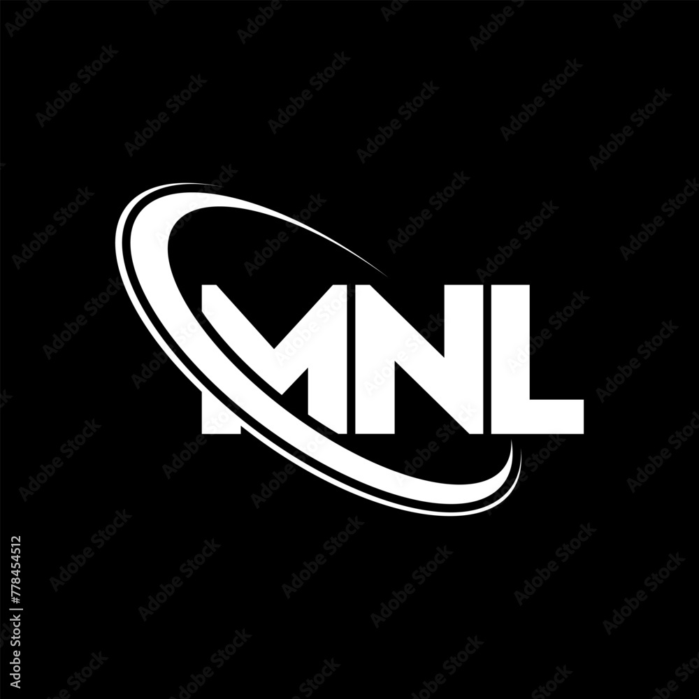 Mnl Logo Mnl Letter Mnl Letter Logo Design Initials Mnl Logo Linked With Circle And Uppercase
