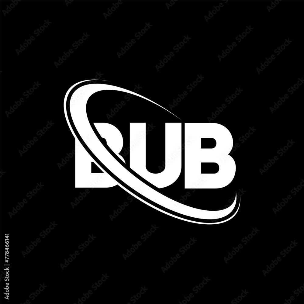 BUB logo. BUB letter. BUB letter logo design. Initials BUB logo linked ...