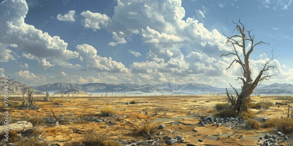 The desolate scene serves as a grim reminder of the havoc caused by ...