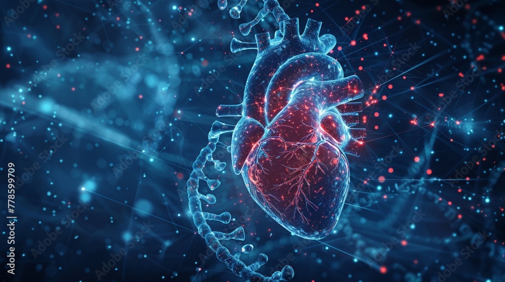 Understanding the genetic factors contributing to heart disease Stock ...