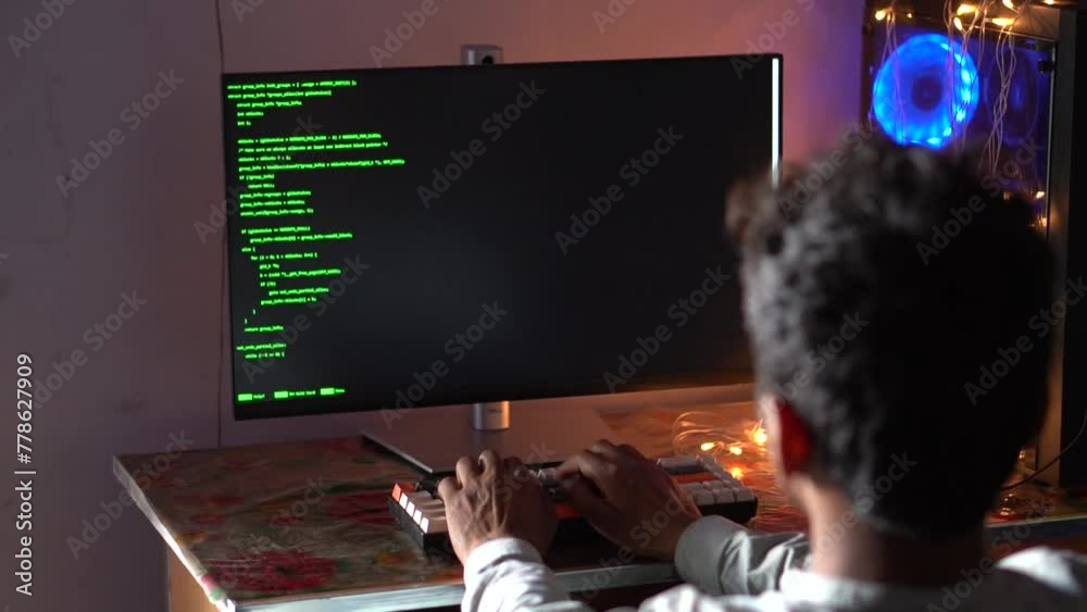 Hacker Successfully Attack Global Infrastructure Servers Display Showing Stages Of Hacking In