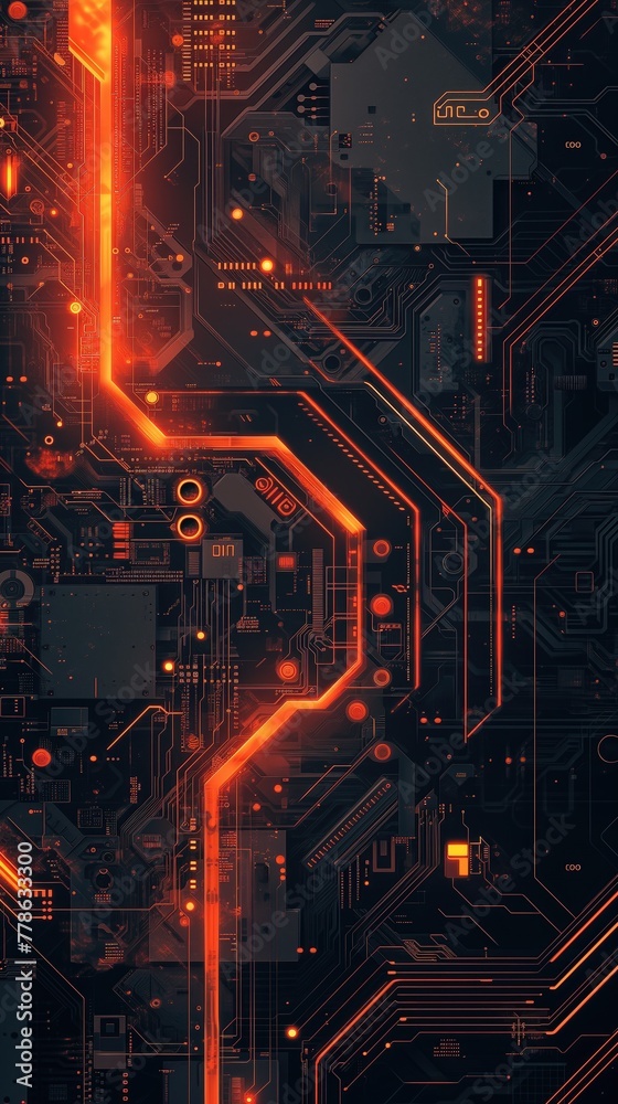 Computer Hardware Acceleration Concept Background, Technology Design ...