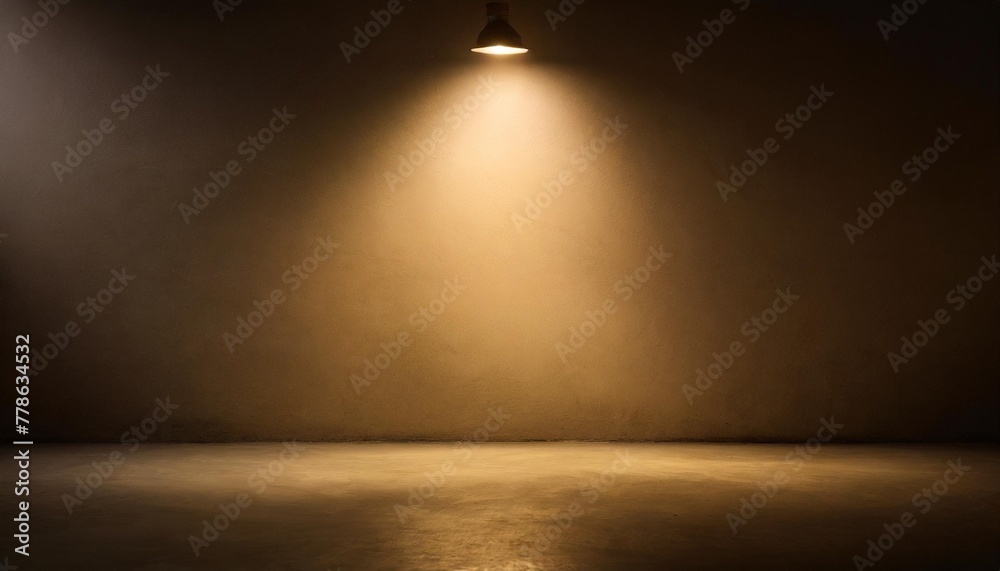 espacio vacio y oscuro habitacion o espacio vacio de cemento suelo con ...