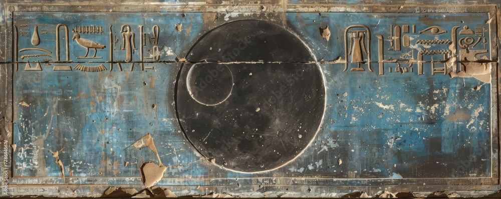 Hieroglyphics under the solar eclipse reveal cosmic tales of star ...