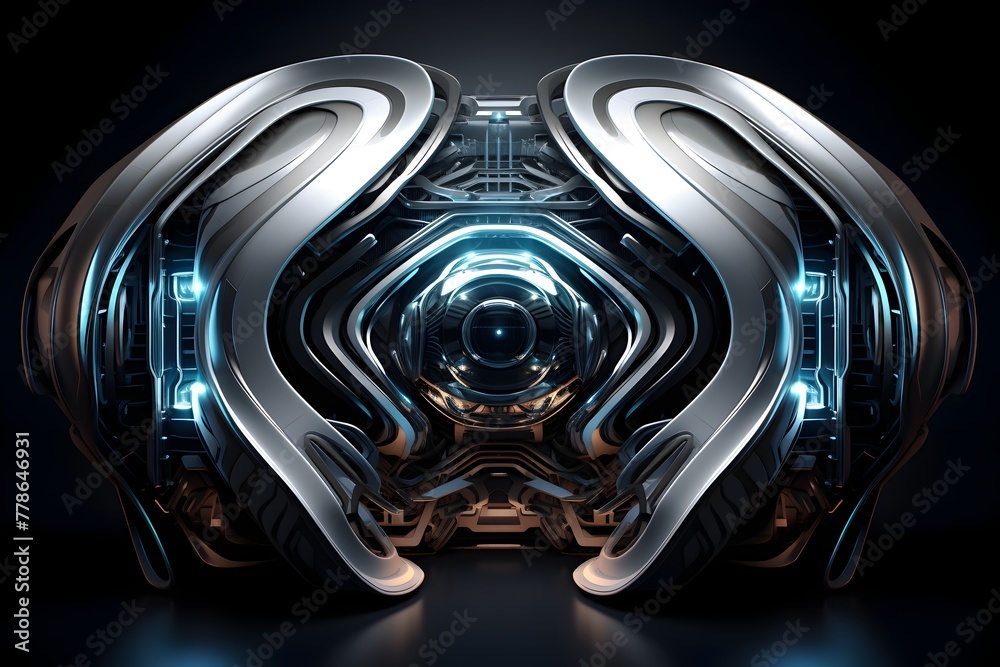 Immersive Symmetrical Quantum Electronic Art A Fusion of Circuitry ...