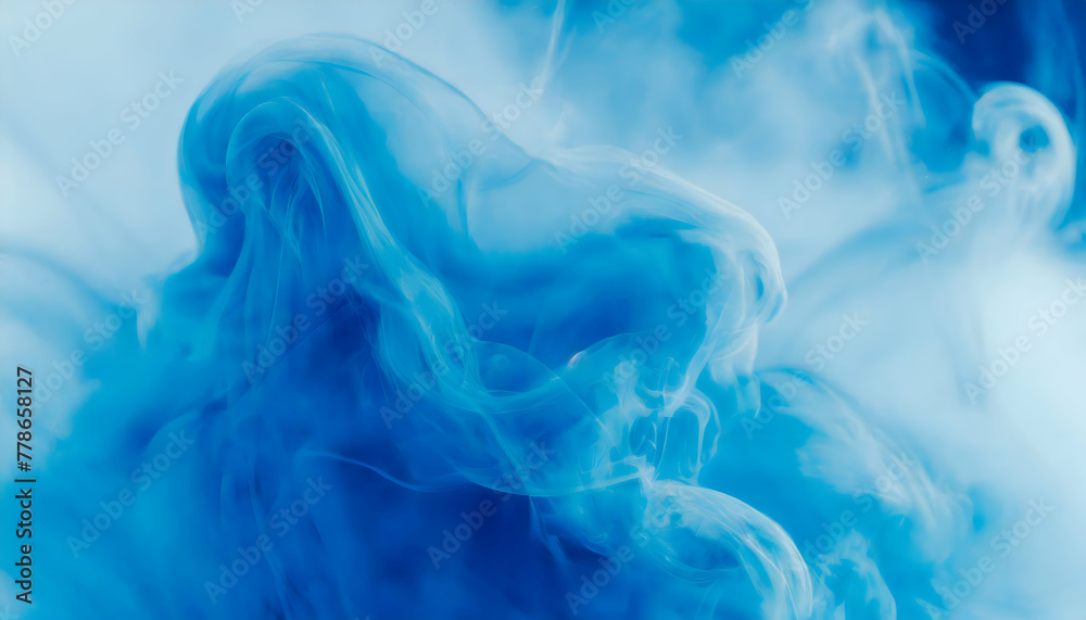 Abstract billowing smoke creating a cloudlike effect against for ...