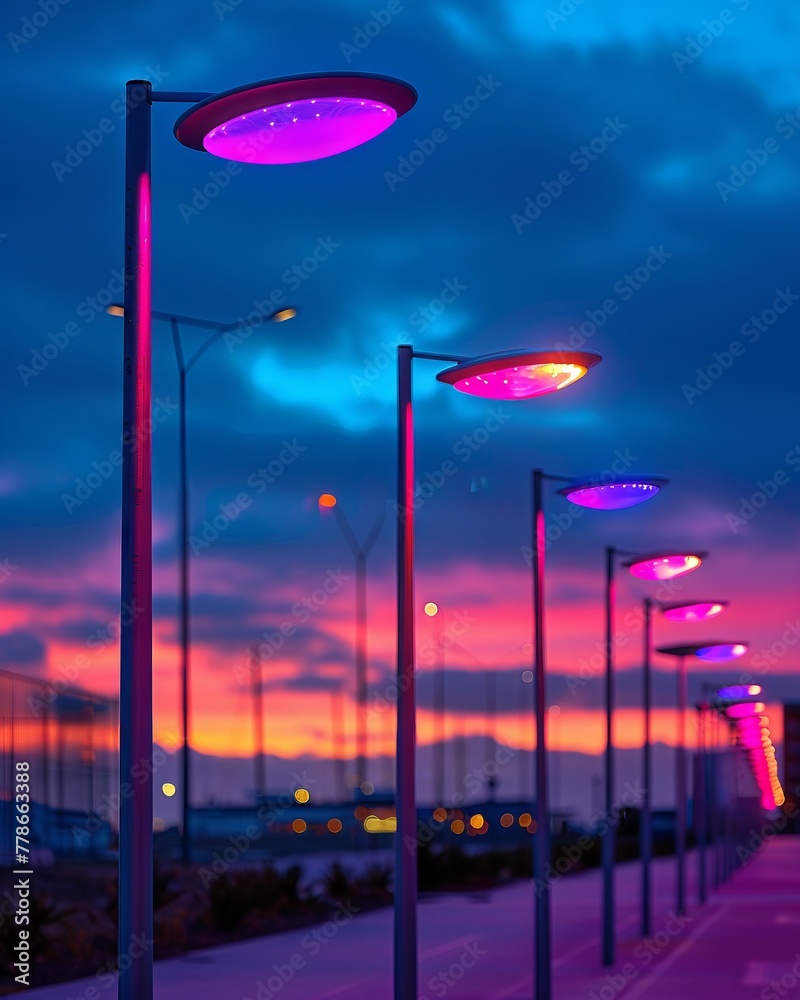An innovative energy-saving street lighting system that reflects ...