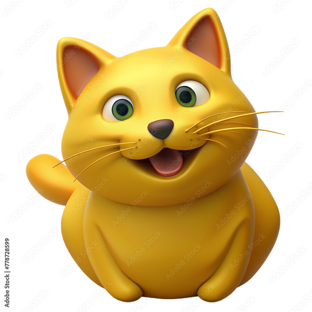Beautiful 3D Cat PNG Images Stunning Digital Feline Renderings Stock ...