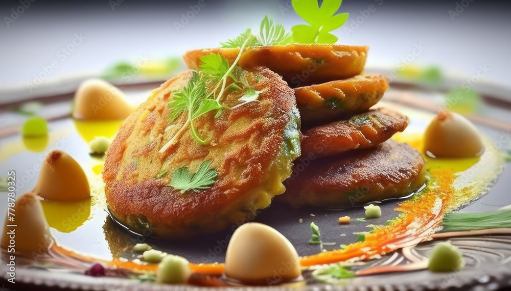Moroccan Potato Cake Maakouda Batata Croquettes Patties Fritters Stock ...