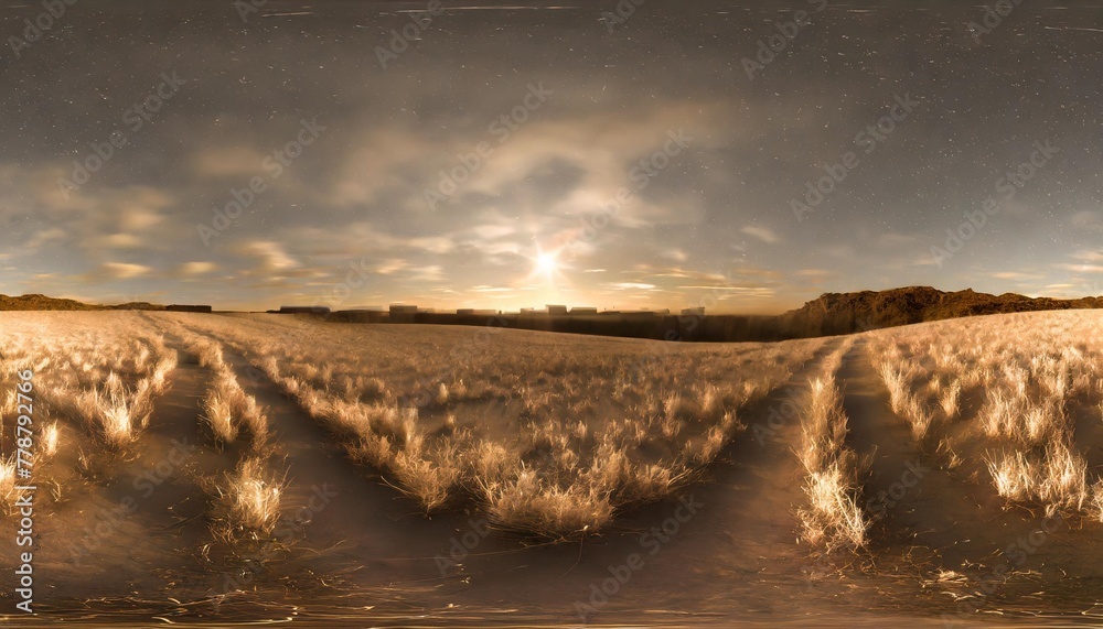 360 degree star field panorama with open star cluster environment hdri ...