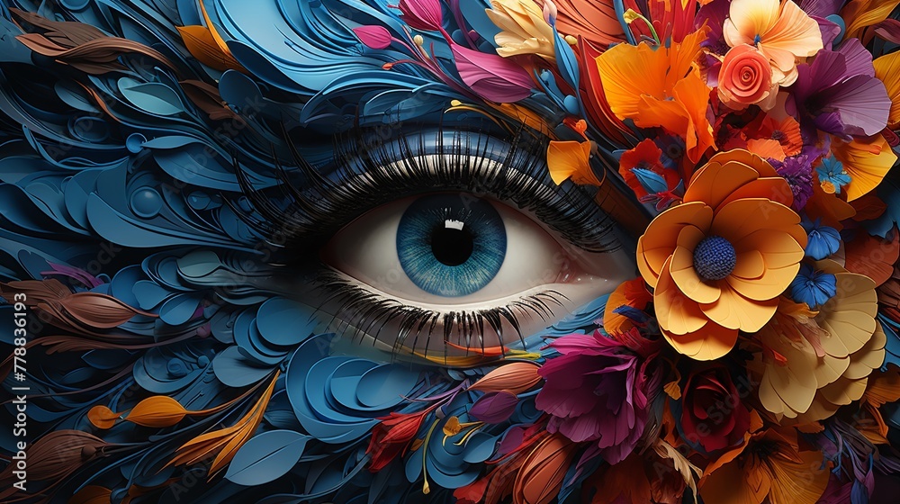 Unleash a rainbow of creativity in a rear view that explodes with a ...