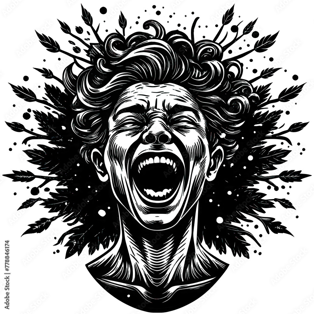 Vector Illustration of a Majestic Wild Animal Symbol, Perfect for ...