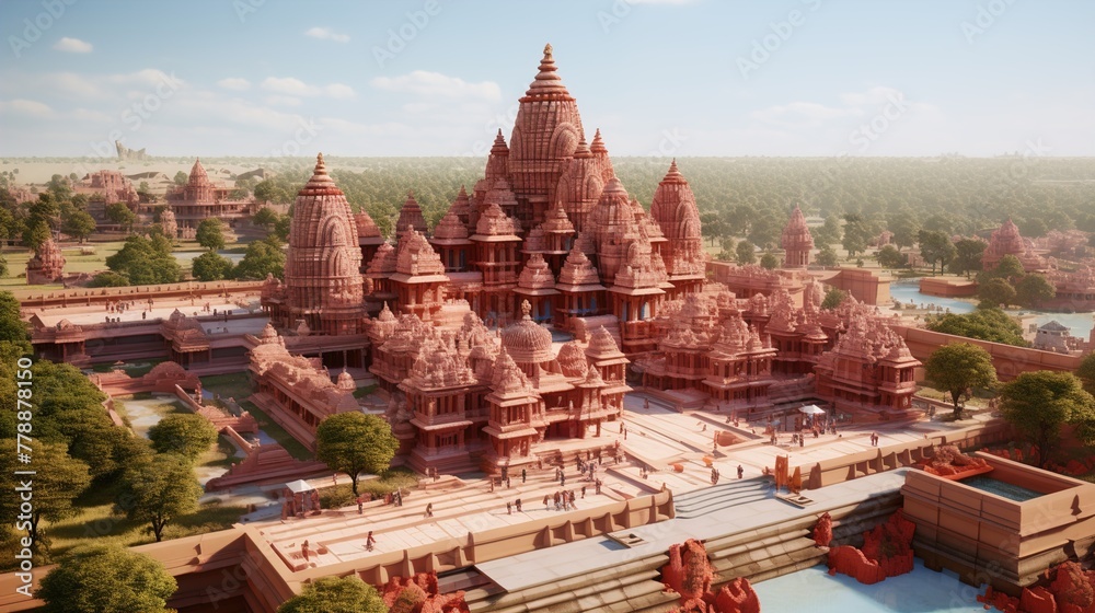 shri Ram Mandir Temple in Ayodhya,birth place Lord Rama, 22nd January ...