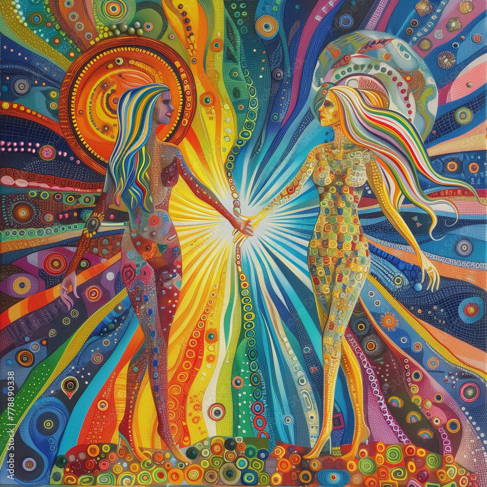 Abstract and symbolic image of Pride Month that captures the theme of ...