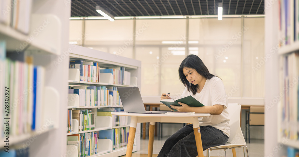 Young student eagerly enters the classroom, ready to immerse themselves ...