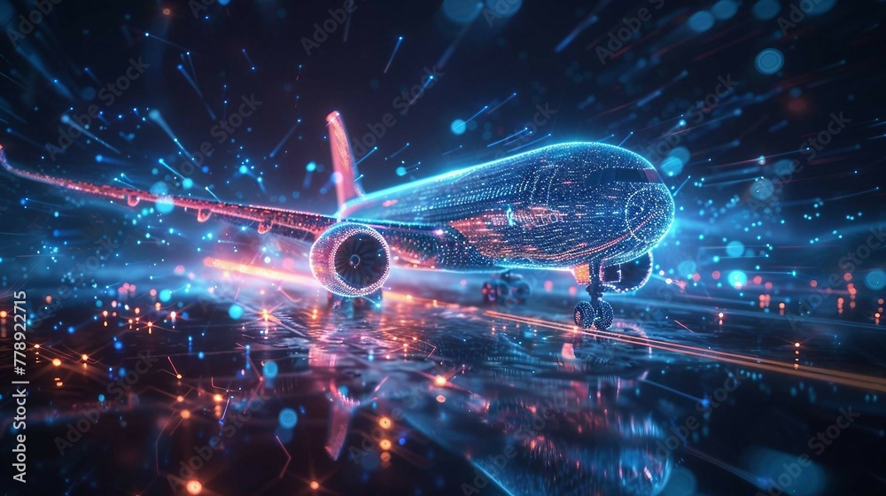 smart digital airplane , artificial intelligence in aviation technology ...