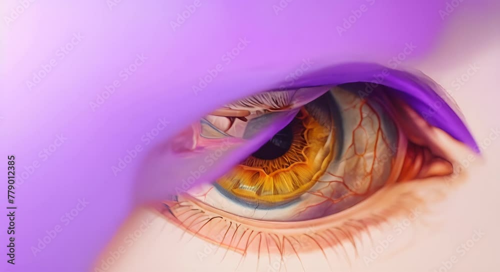 Diagram of the Human Eye: Exploring Its Structure, Cross-section view ...