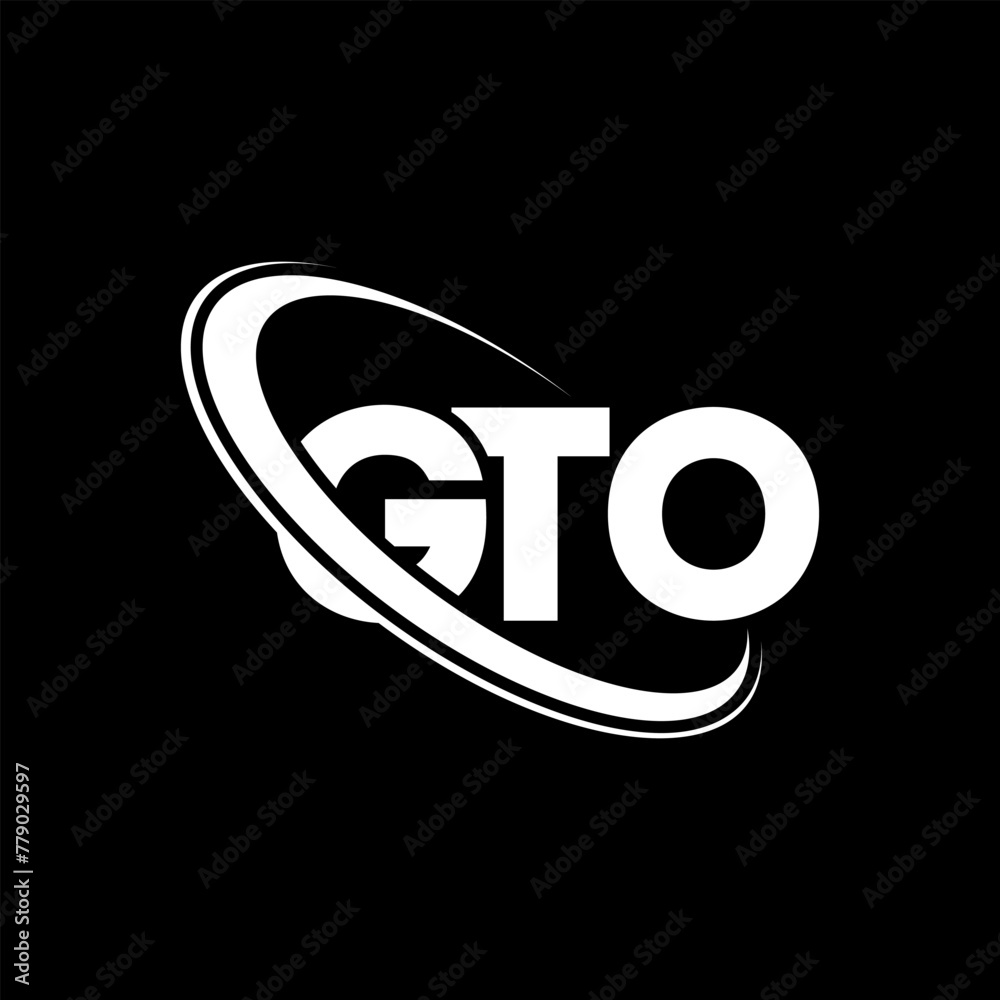 GTO logo. GTO letter. GTO letter logo design. Initials GTO logo linked ...