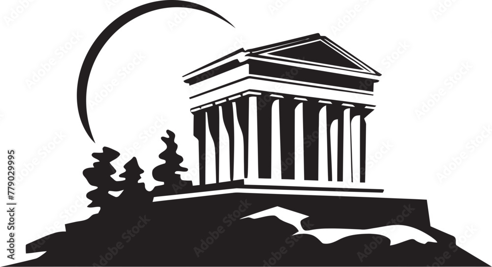 Vetor de Ancient Greek Iconography Architectural Splendor in Vector ... Vetor de Ancient Greek Iconography Architectural Splendor in Vector ...
