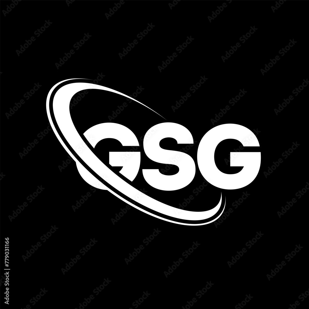 GSG logo. GSG letter. GSG letter logo design. Initials GSG logo linked ...