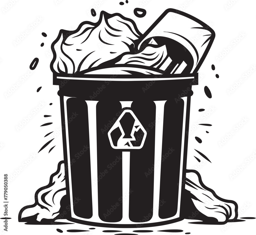 Garbage Guardian Insignia Defending Our Planet Against Pollution ...