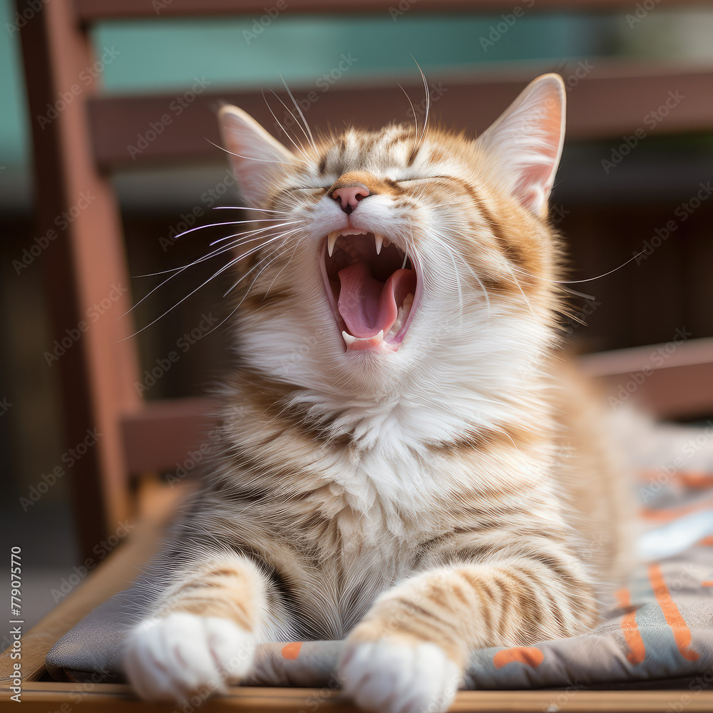Yawning in cats is a fascinating expression of feline behavior, often ...
