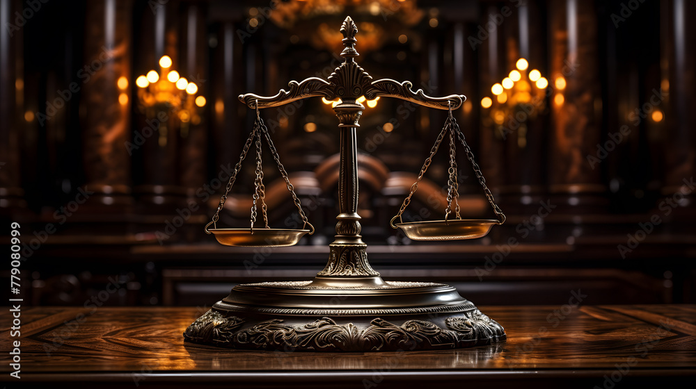 scale of justice,Scales of Justice in the dark Court Hall Law concept ...