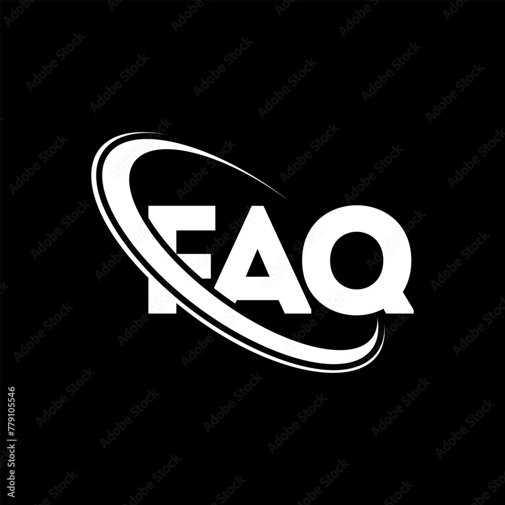 FAQ logo. FAQ letter. FAQ letter logo design. Initials FAQ logo linked ...