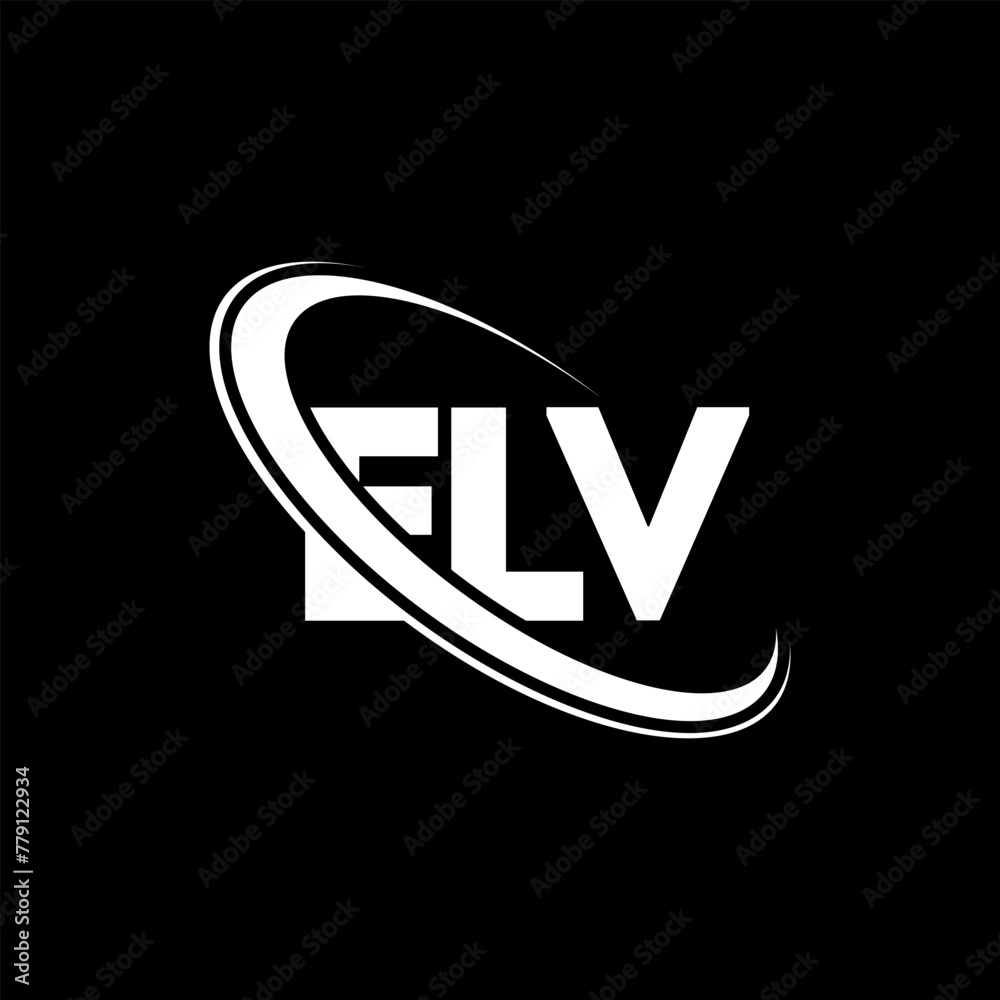 ELV logo. ELV letter. ELV letter logo design. Initials ELV logo linked ...