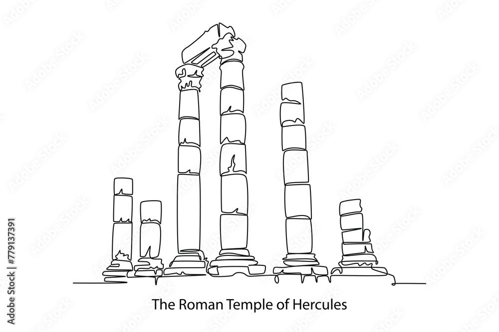 Historical building of Roman temple, ancient pharaoh tombs in the world ...