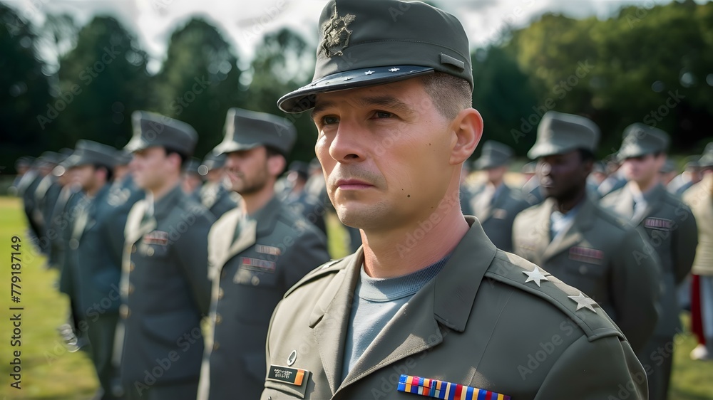 Saluting Sacrifice: A Tribute to Our Armed Forces. Concept Military ...