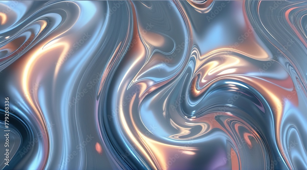 Liquid metallic texture, backdrop for web promotion. Close up texture ...