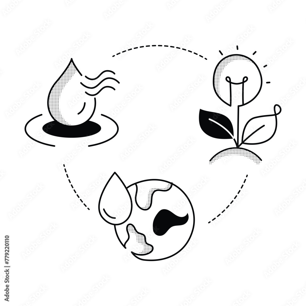 Natural Solutions Advocate. Nature Based Solutions Icon. Embrace nature ...