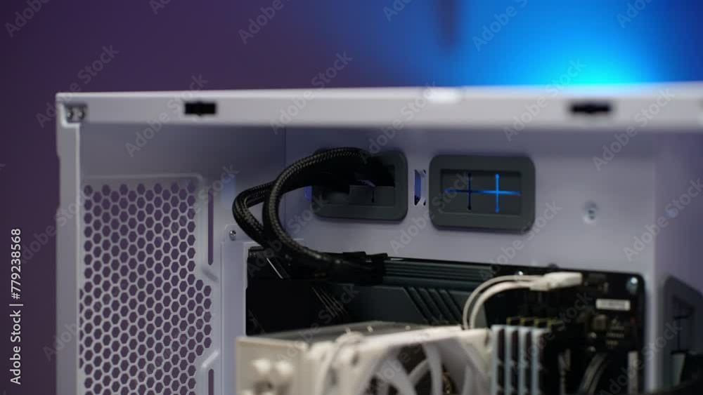 Vidéo Stock Detail cropped shot of unrecognizable gamer male doing ...