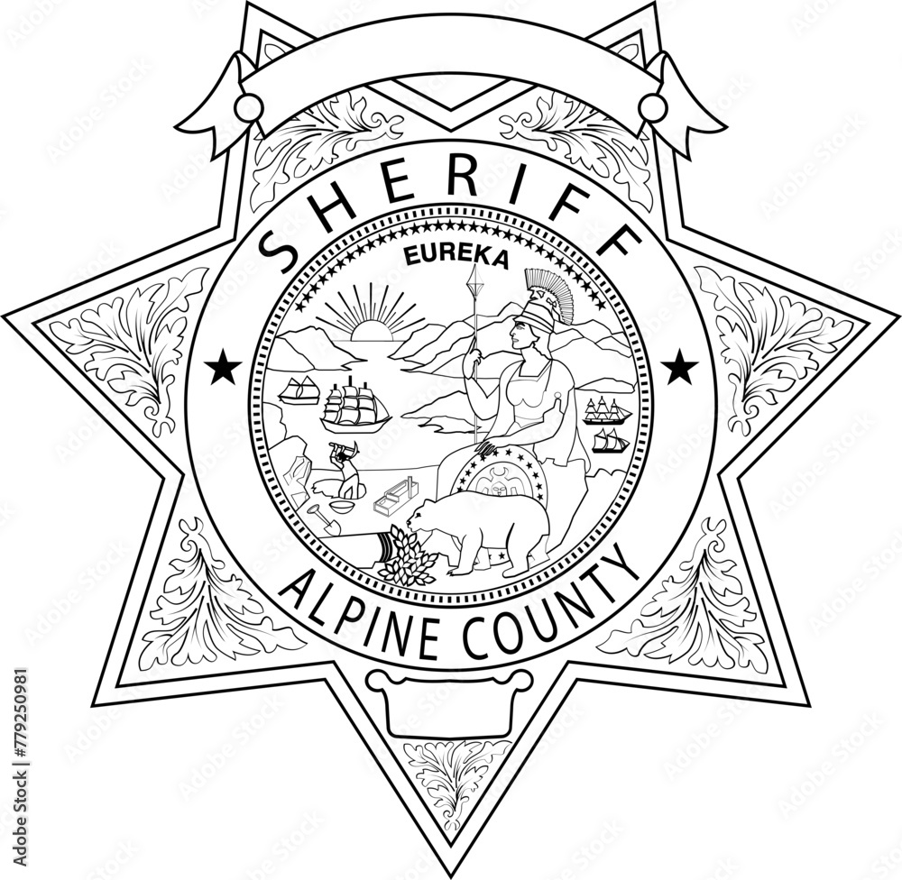 county, California, Sheriff, svg badge, svg, eps, dxf, png, jpeg laser ...