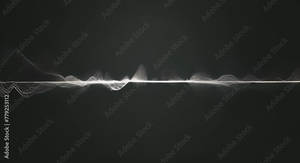 White audio waveform spectrum animation. Alpha channel, spectrum audio ... White audio waveform spectrum animation. Alpha channel, spectrum audio ...