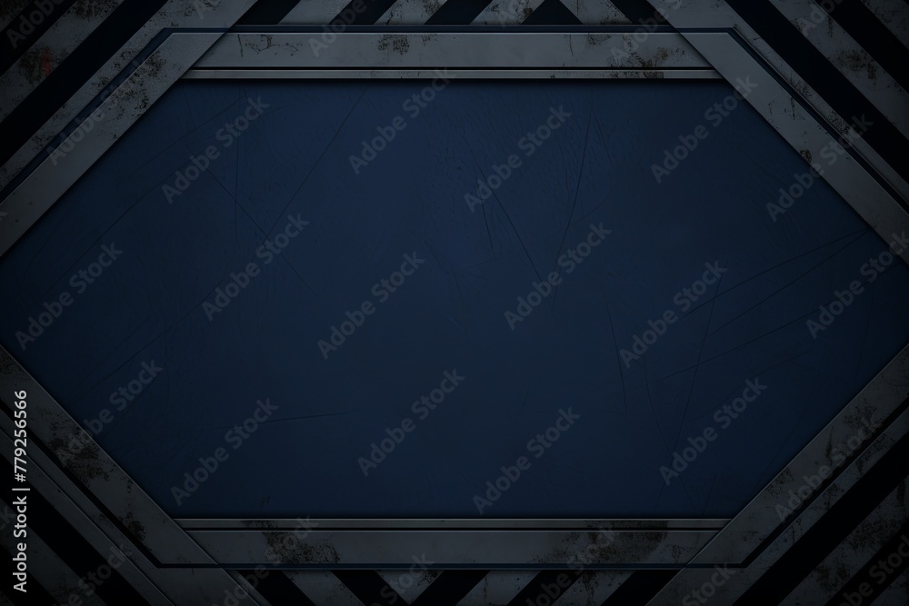 Navy Blue black grunge diagonal stripes industrial background warning ...