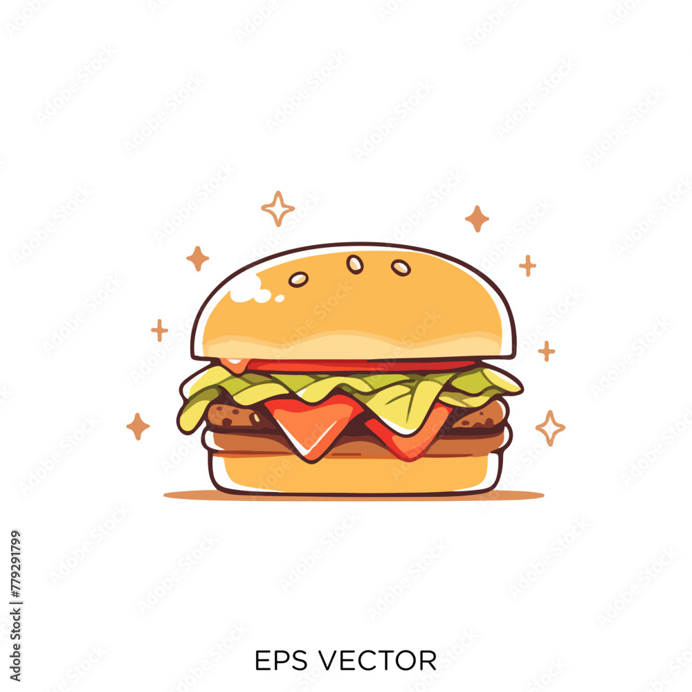 cheeseburger, hamburger, burger, cheeseburger clipart, hamburger ...