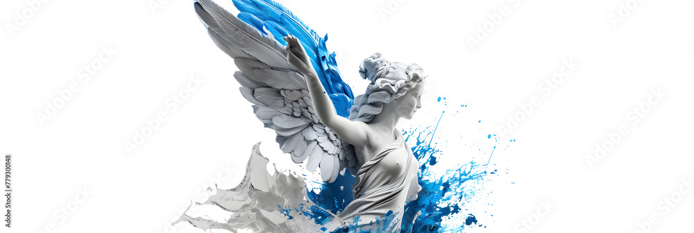 Beautiful Female Angel Heaven woman angel gothic dress with Flying ...